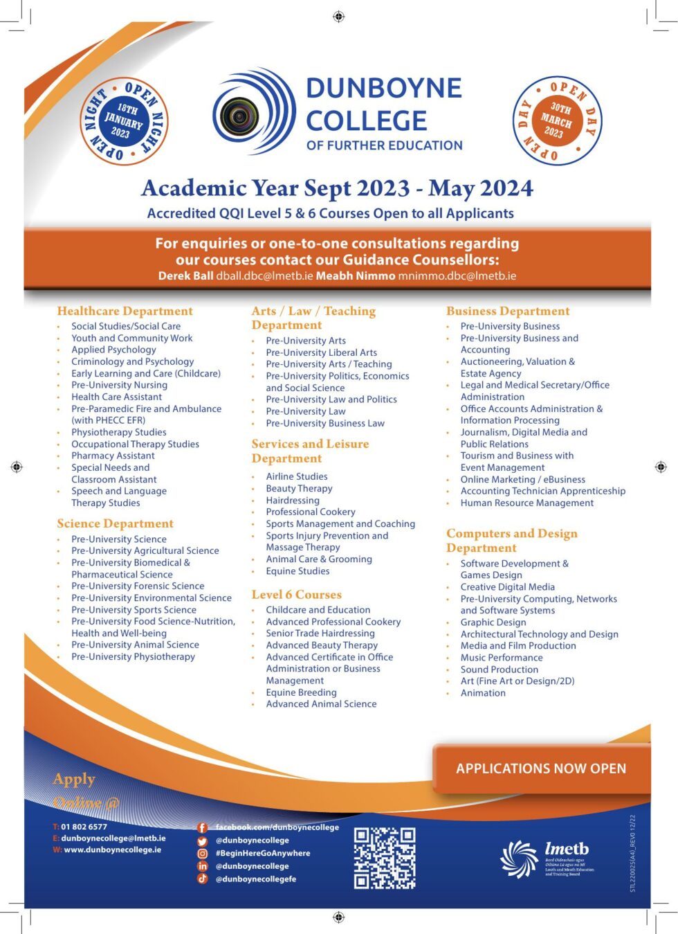 Open Day - Dunboyne College of Further Education